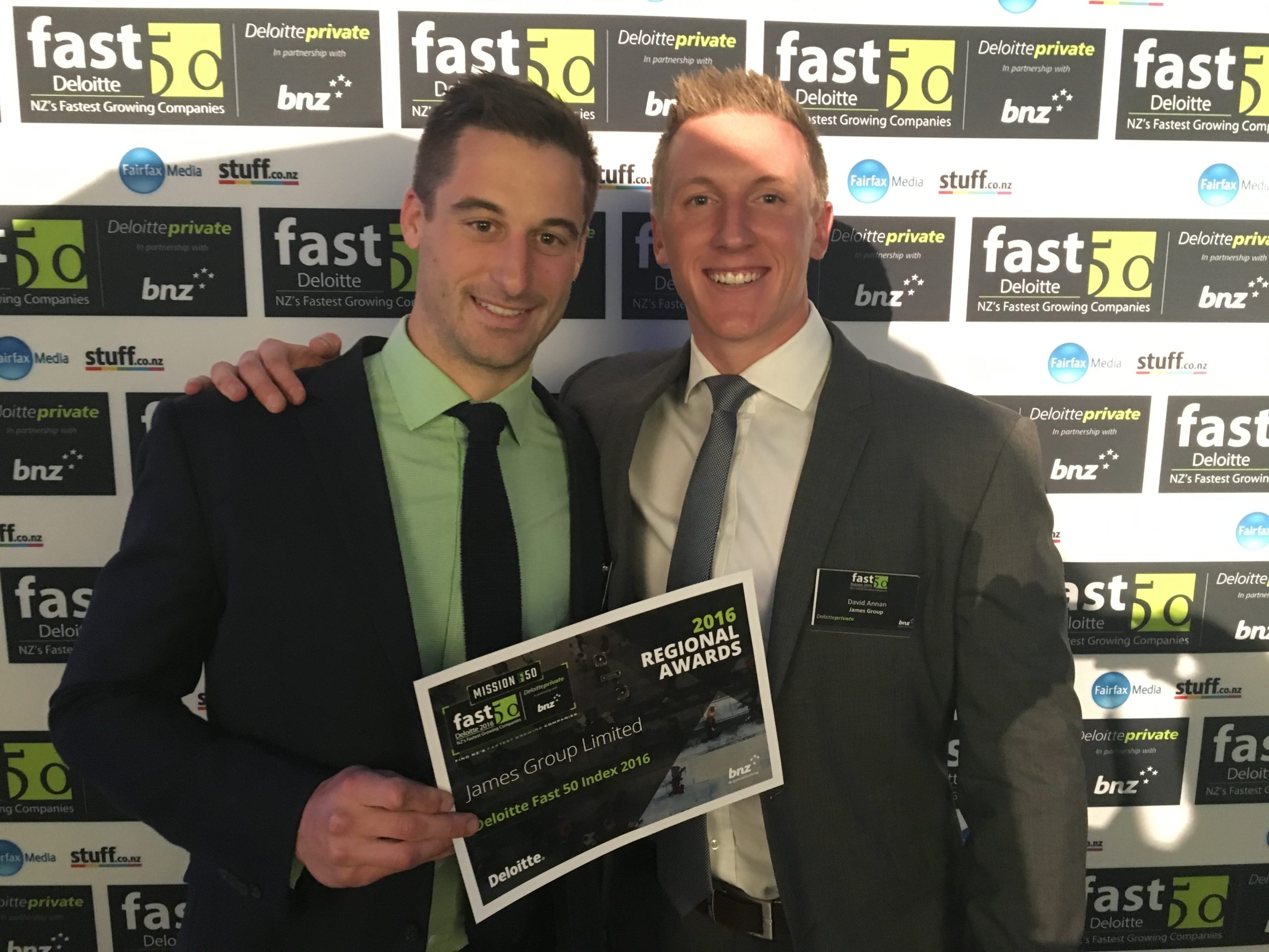 James Group - Deloitte Fast50! - James Group